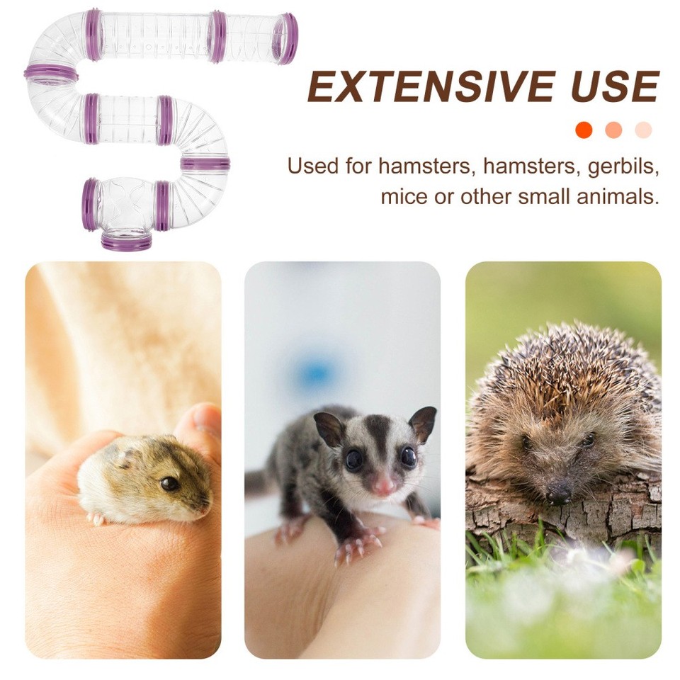 1 Set of DIY Hamster Tunnel Hamster Tubes Kit Hamster Cage Accessory | eBay