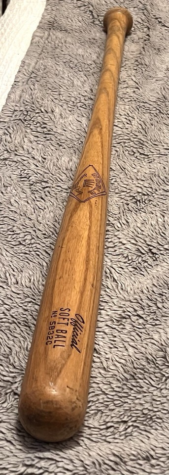 Vintage Noble Diamond King Softball Bat SB32C New York Baseball Wood | eBay