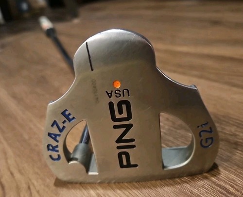 Ping craz-e G2i 34 1/2" putter orange dot mallet putter end shaft super ...