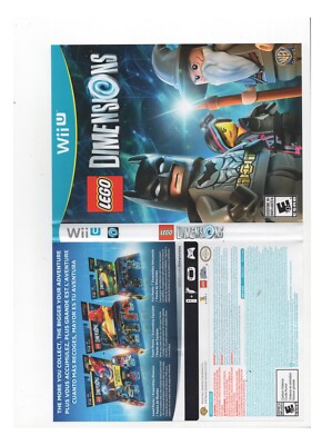 Lego Dimensions Nintendo Wii-U ARTWORK ONLY Authentic Original | eBay