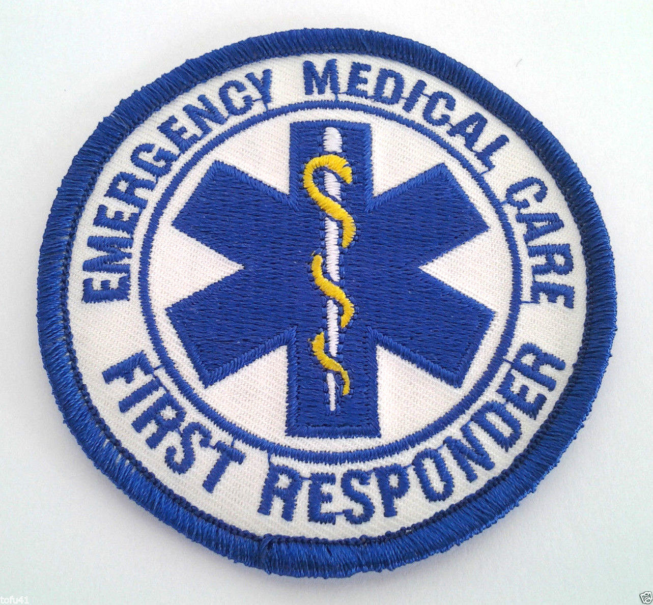 EMERGENCY MEDICAL CARE FIRST RESPONDER EMT FIRE RESCUE (3") Patch ...