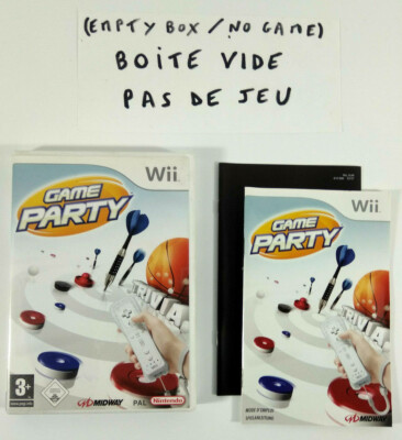 Wii French Version Box Empty Game Party with Record Not Of Game | eBay