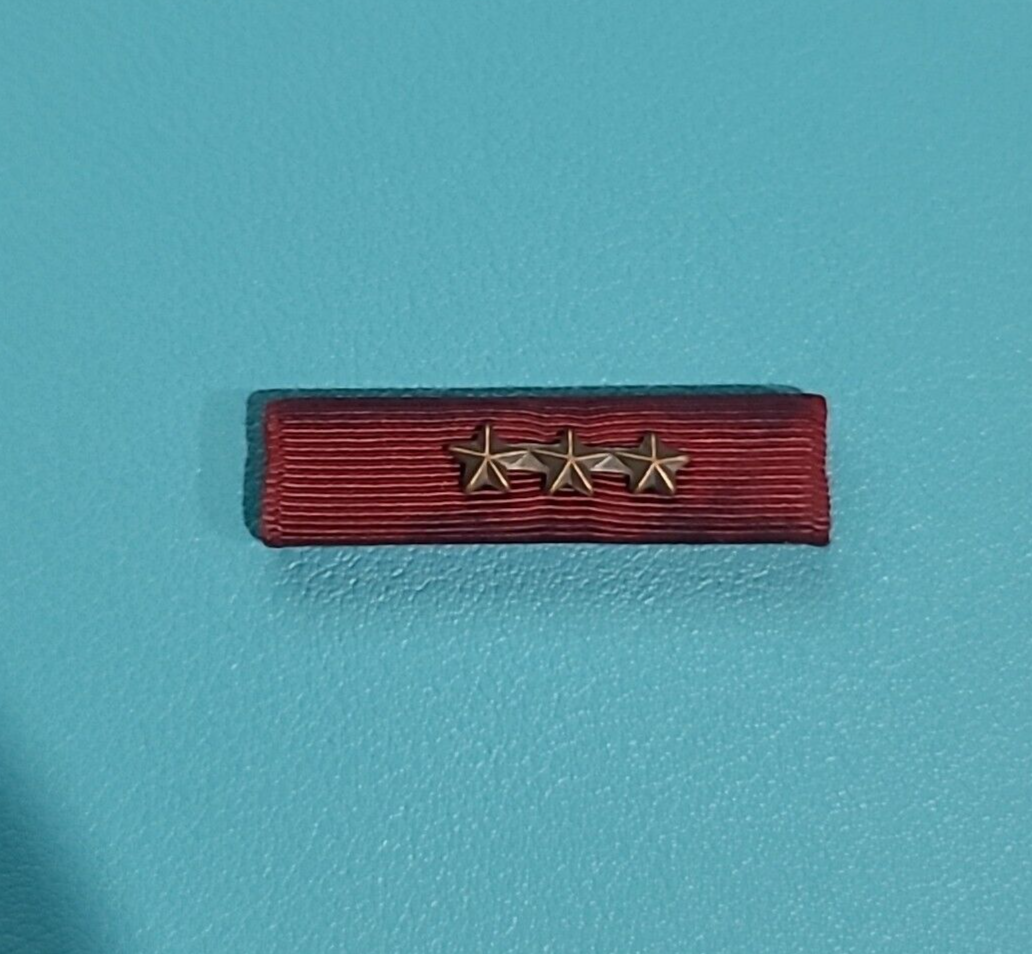 Navy Good Conduct Ribbon Bar with 3 Bronze Star Devices* | eBay