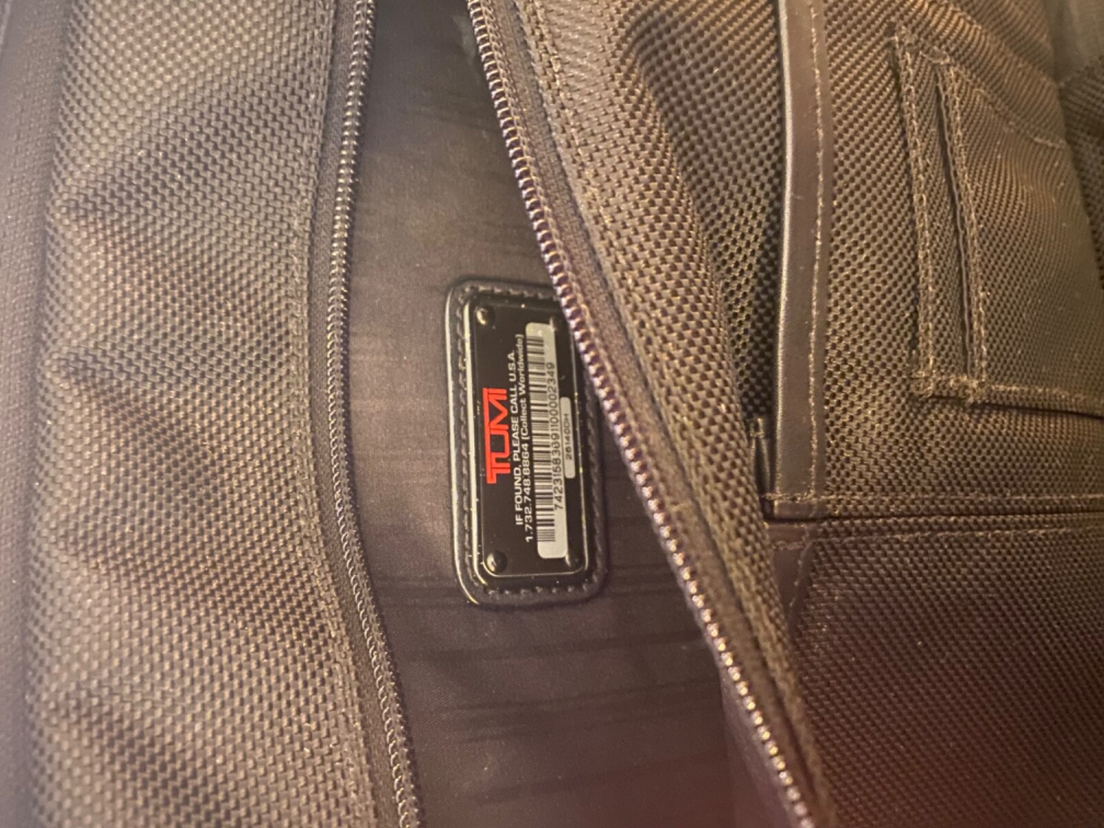 Tumi Black Ballistic Nylon Tablet iPad Zip Case organizer EUC | eBay