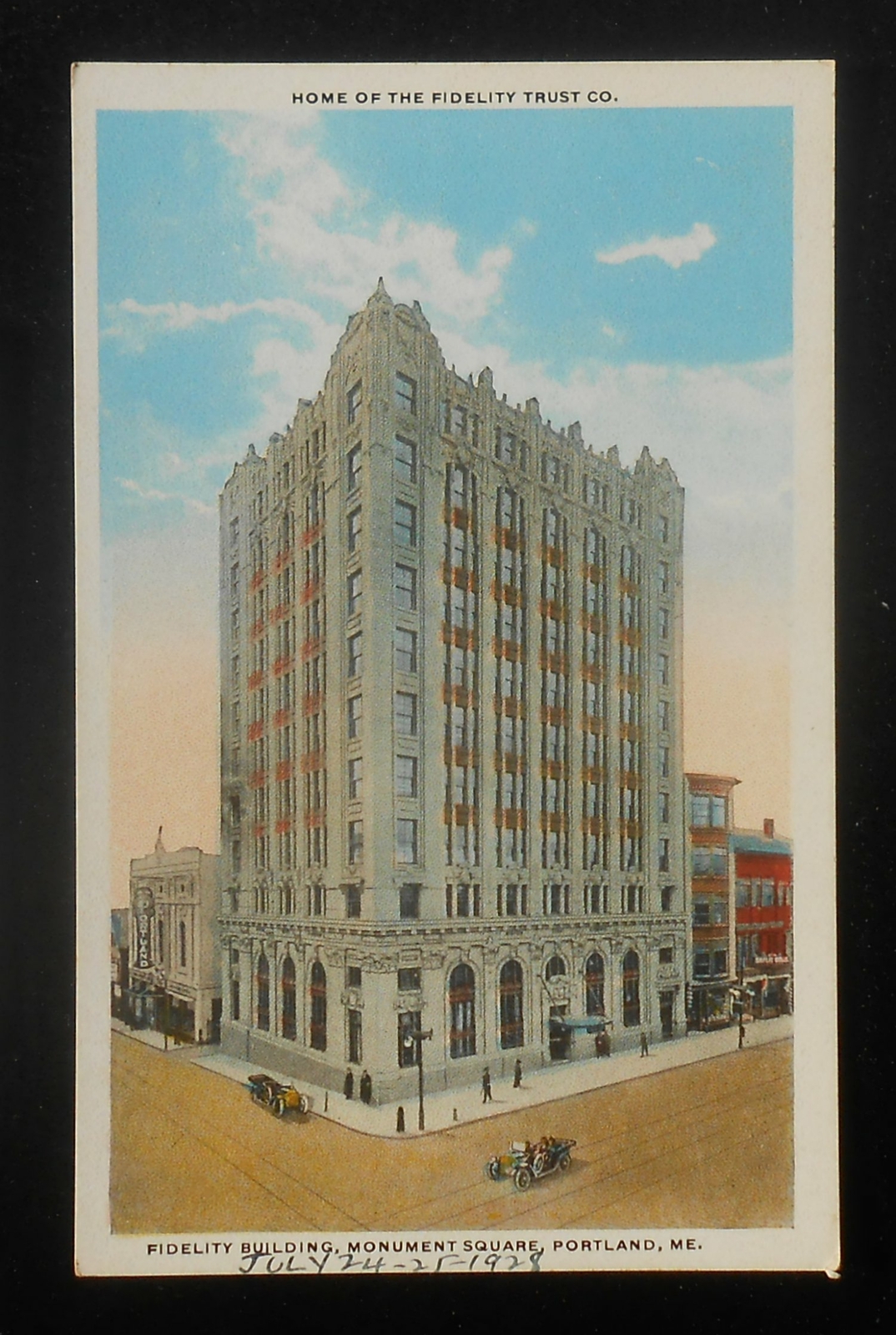 1920s Fidelity Building Home The Fidelity Trust Co. Monument Square ...