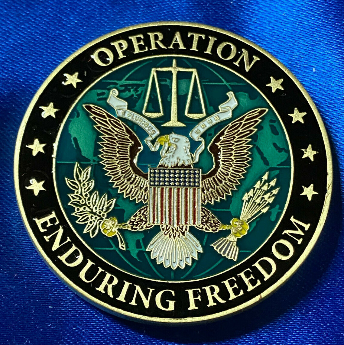September 11, 2001 Operation Enduring Freedom Challenge Coin! Preowned ...