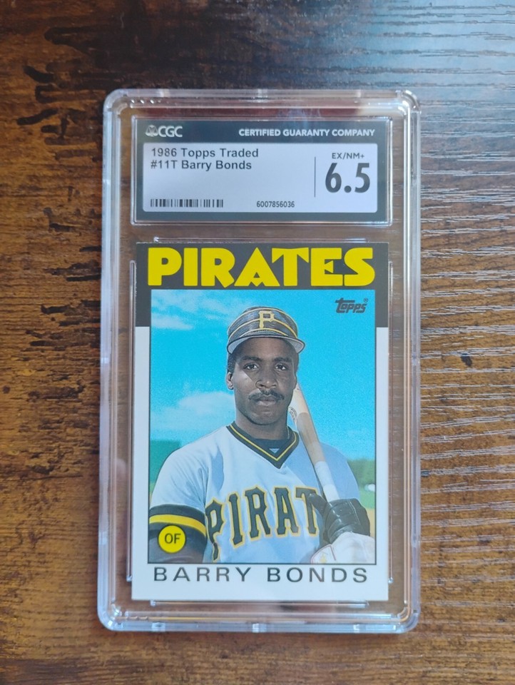 1986 Topps Traded ⚾ #11T Barry Bonds Rookie Card - CGC 6.5 | eBay