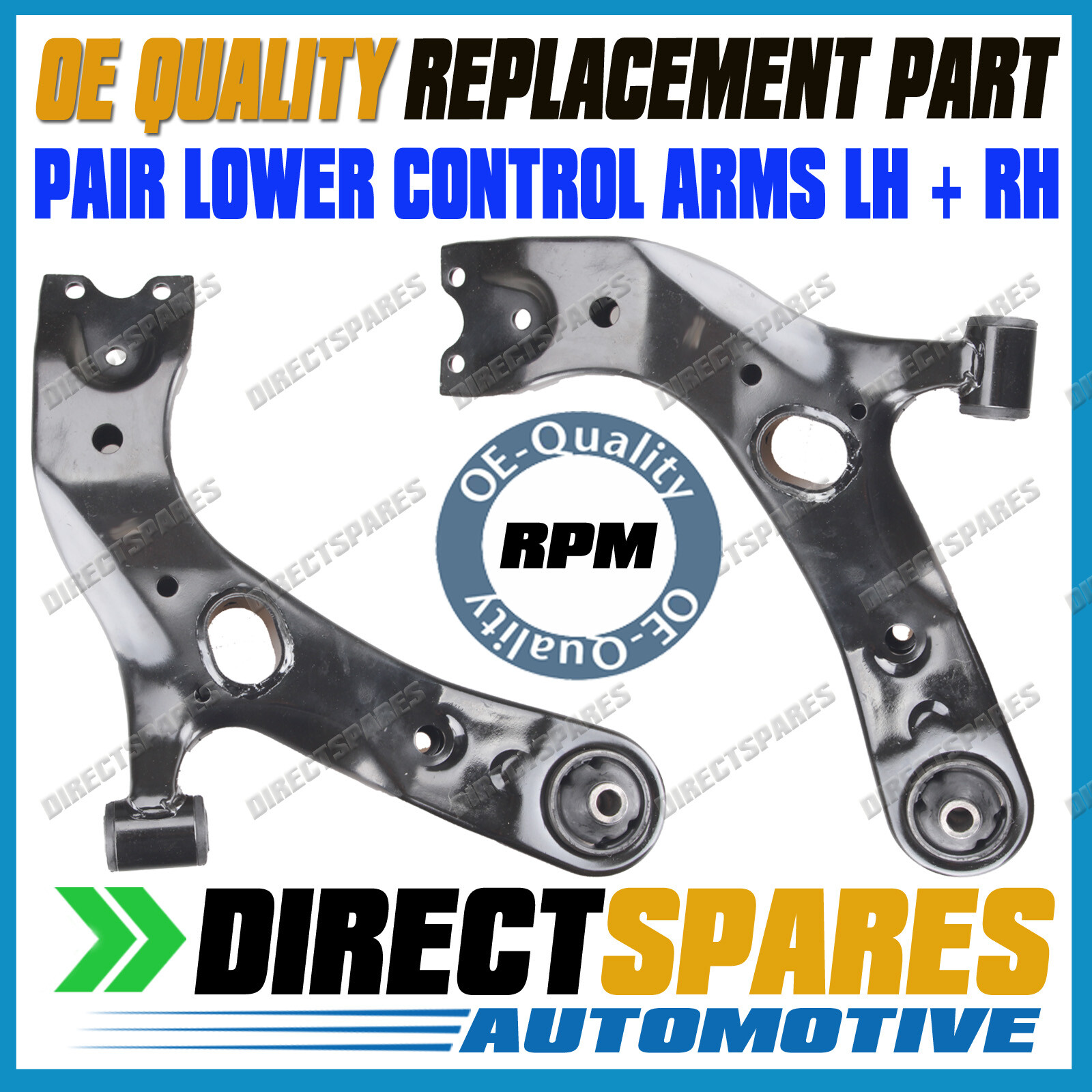 PAIR Fits Toyota RAV4 ACA33R ACA38R 05-13 Front Lower Control Arms ...