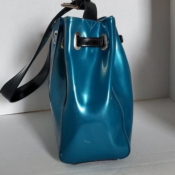Beijo Bucket Bag Handbag Shoulder Purse Tote Satchel Patent Leather | eBay