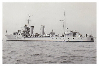 rp10745 - Royal Navy Warship - HMS Brilliant H84 , built 1931 - print ...