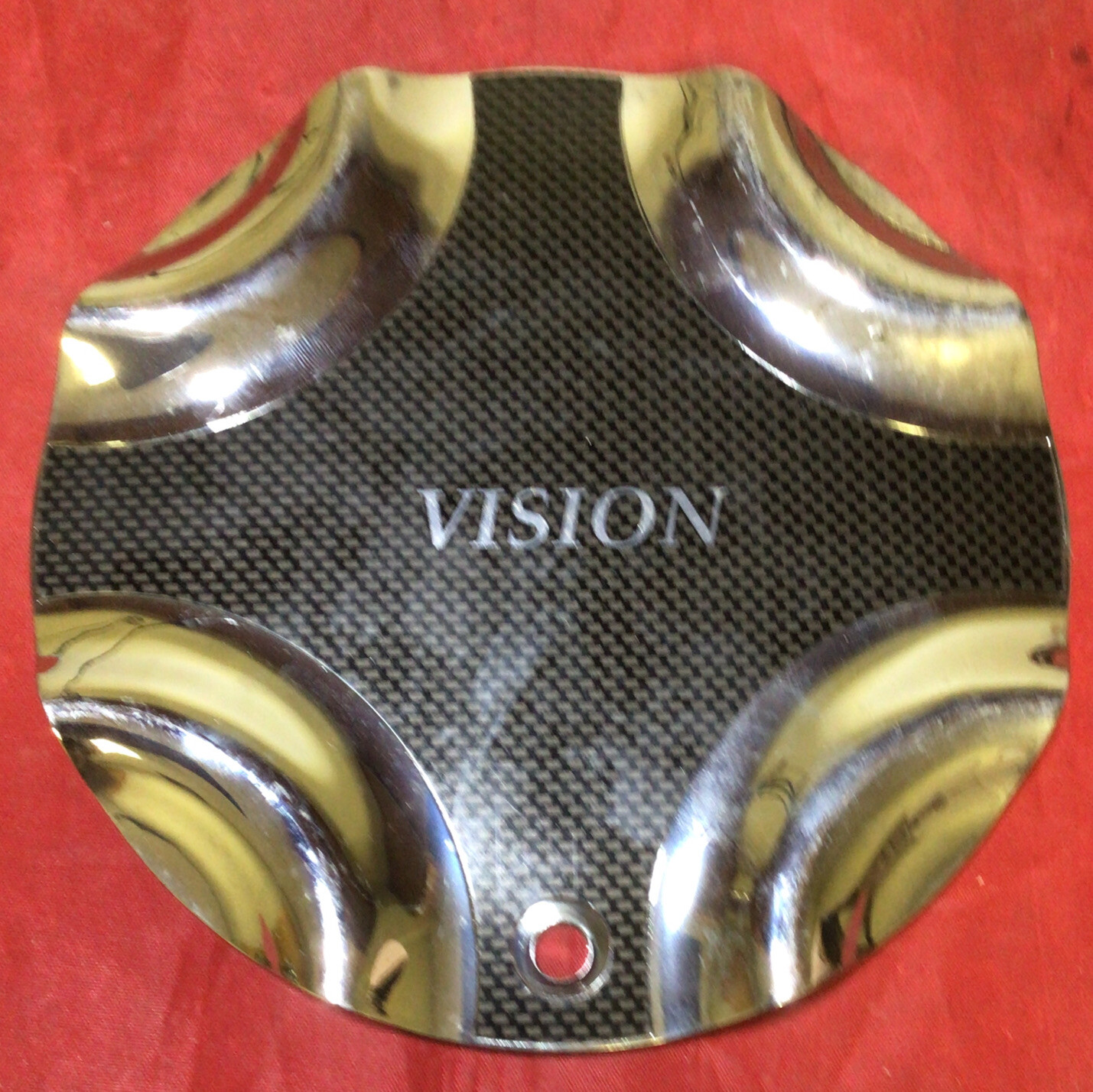 ONE NEW VISION WHEELS CHROME CENTERCAP 8140-0 12403 | eBay