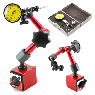 Flexible Magnetic Base Holder Stand + Metric Precision Dial Test ...
