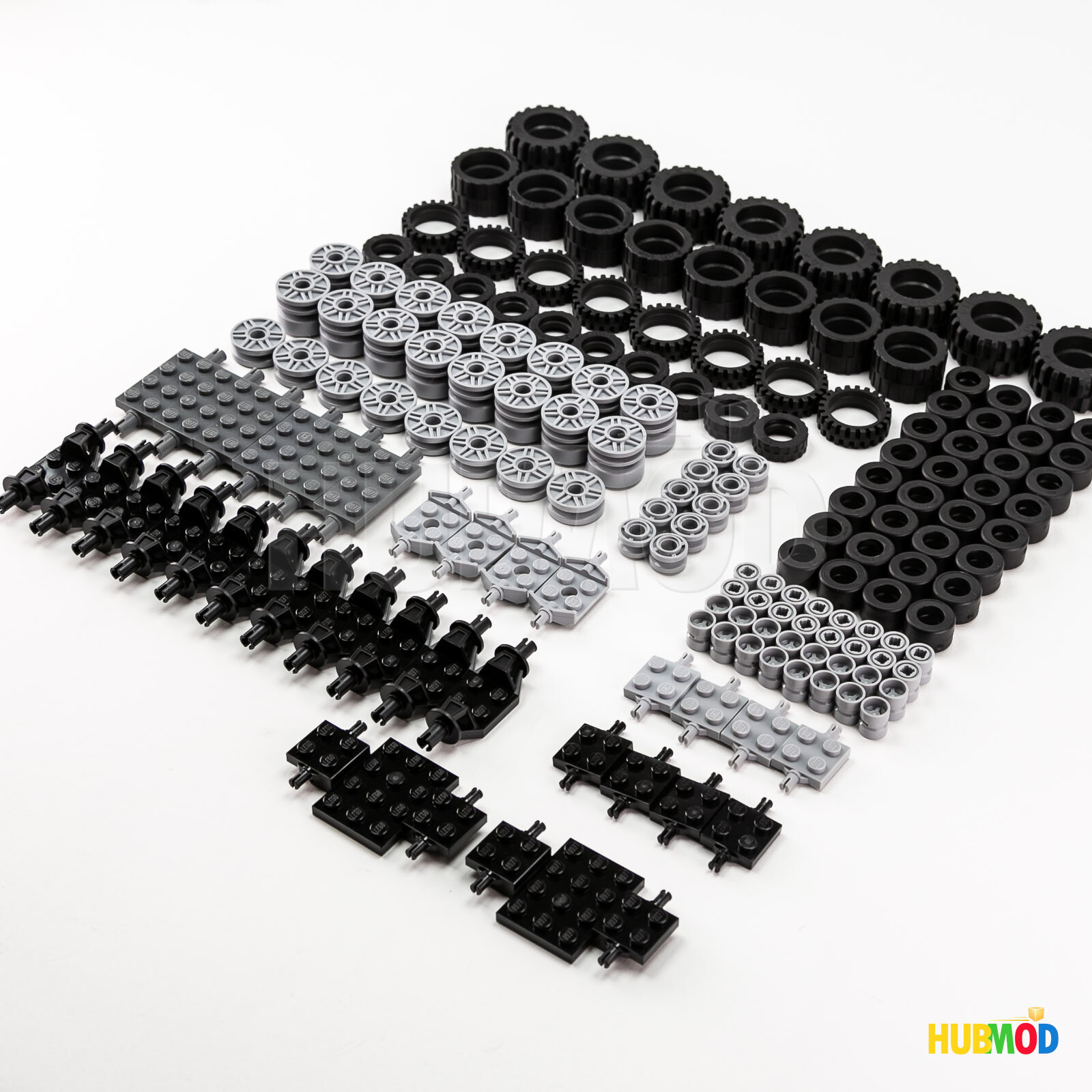 Lego Tires Wheels Rims and Axles Lot Set - 163 Pieces Vehicle Car Truck ...