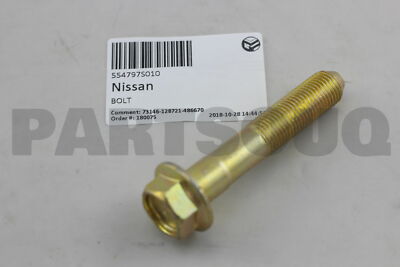 554797S010 Genuine Nissan BOLT 55479-7S010 | eBay