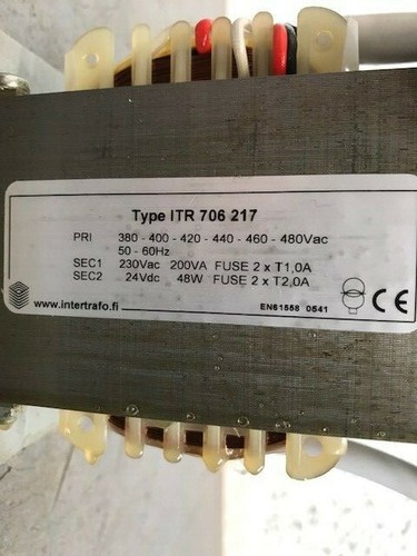 Intertrafo Transformer ITR 706 217 50/60Hz 6120-99-083-1938 | eBay UK