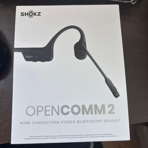 SHOKZ OPENCOMM 2 bone conduction headset black | eBay