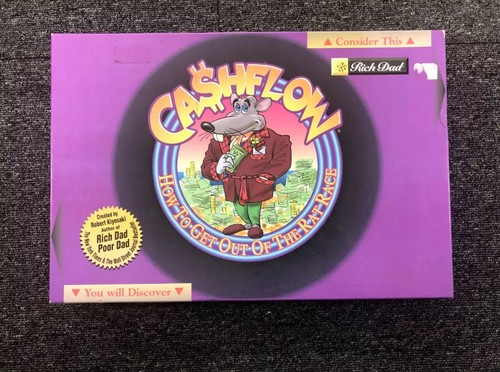 Rich Dad Poor Dad Cashflow Get Out Of The Rat Race Board Game Complete ...