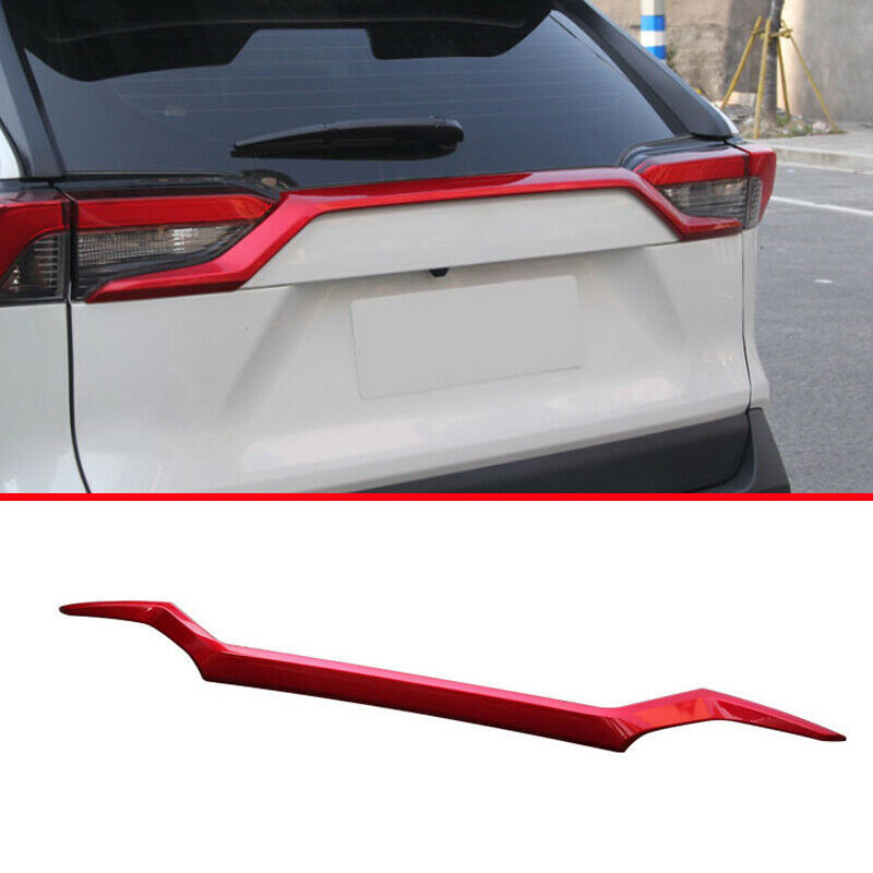 For 2019-2022 Toyota RAV4 Gloss Red Rear Door Trunk Lid Tailgate Strip ...