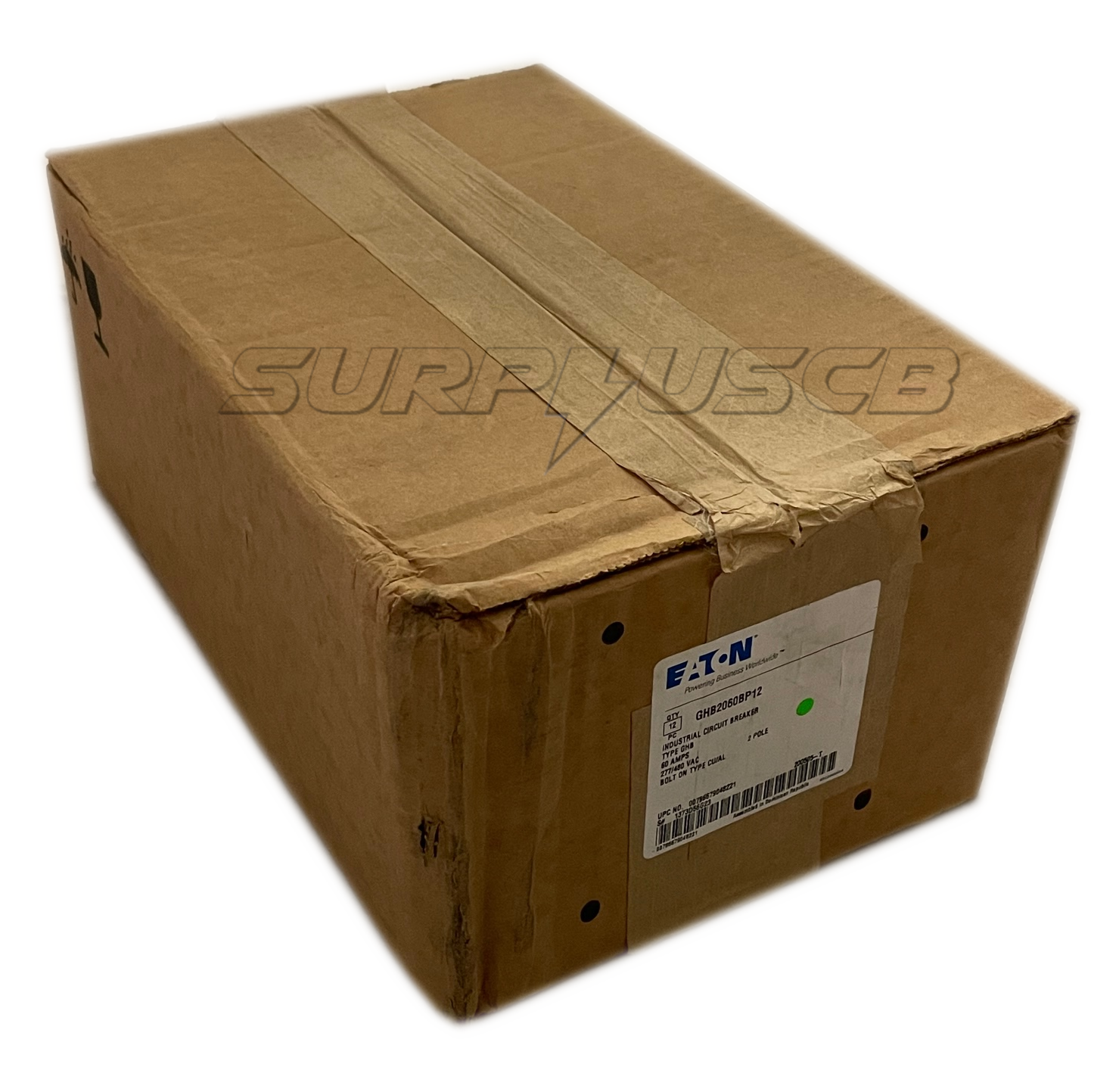 Eaton GHB2060 Circuit Breakers, 2-Pole, 60 Amp, 480Y/277V, NIB, Bulk ...