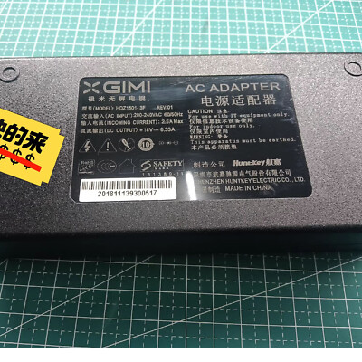 Xgmi HDZ1501-3F 18V 8.33A 46W AC Power Adapter charger | eBay