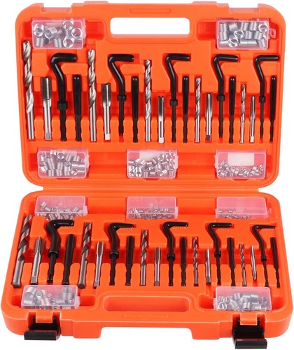 300piece Helicoil Thread Repair Kit Metric & Sae Hss Drill Helicoil ...