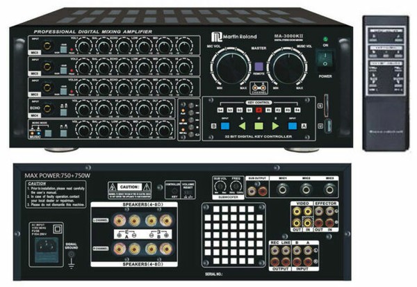 Martin Ranger MA3000KII 750W Karaoke Amplifier for sale online | eBay