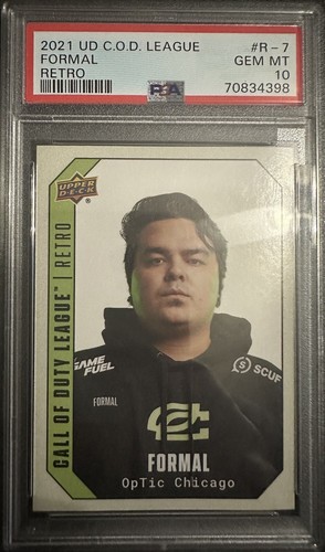 2021 Upper Deck Call Of Duty League OpTic Formal Retro #R-7 PSA 10 ...