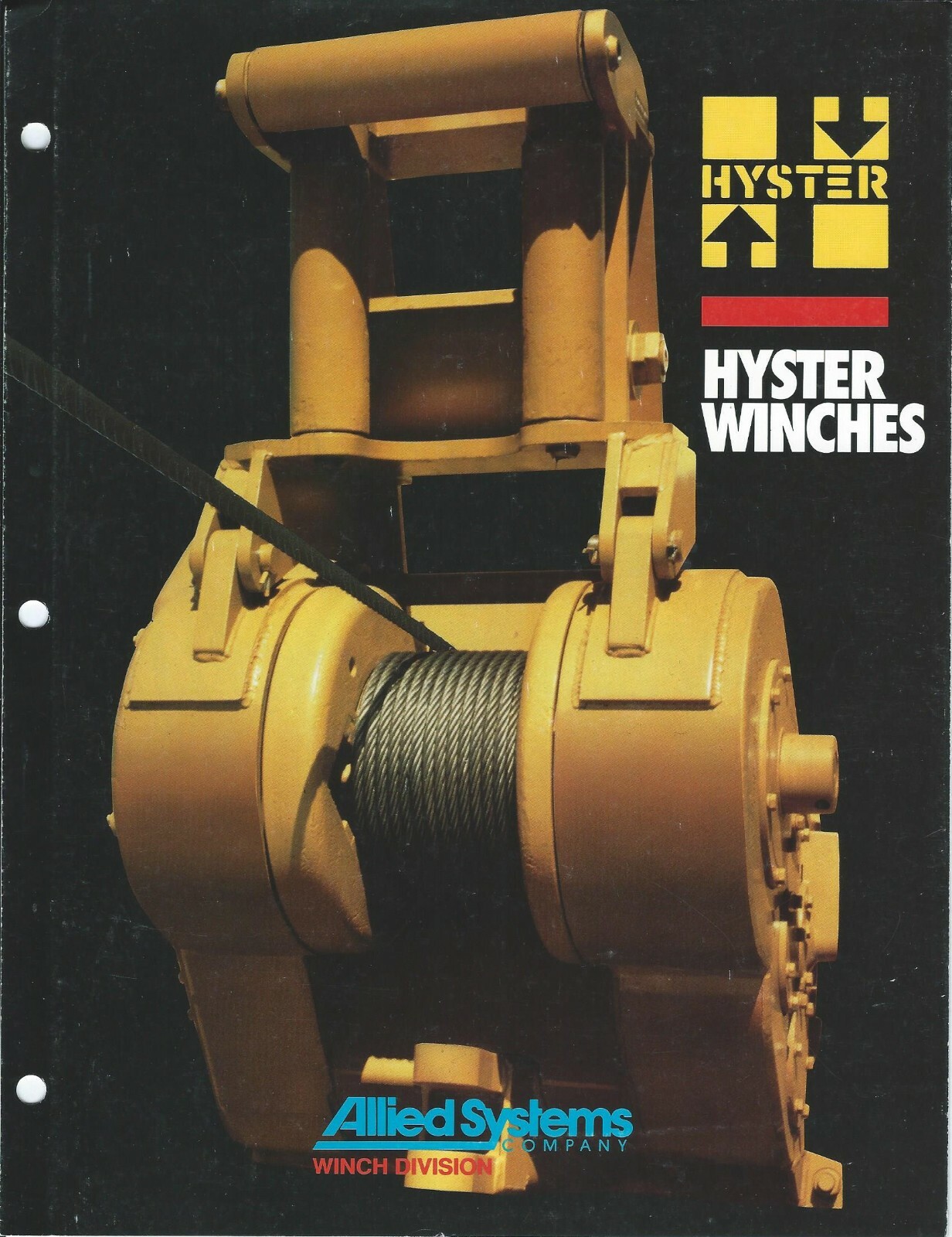 Equipment Brochure - Hyster - Allied Systems - Winches - c1991 (E6150 ...