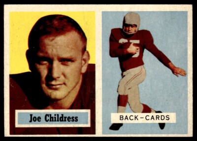 1957 Topps Joe Childress ^ Chicago Cardinals #100 | eBay
