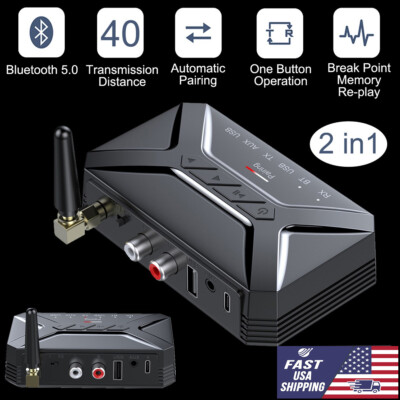 Long Range Bluetooth Transmitter Receiver Wireless Home Car Stereo ...