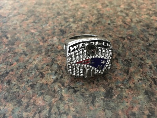 New England Patriots 2001 Super Bowl Ring (REPLICA) SB XXXVI Tom Brady ...