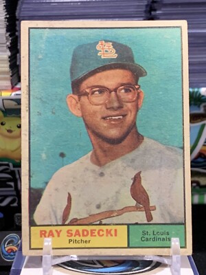1961 Topps Ray Sadecki #32 St. Louis Cardinals Baseball Card DP 2O | eBay