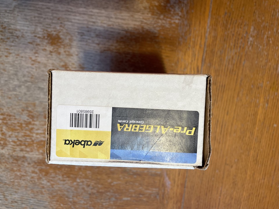 Abeka Pre-Algebra Concept Cards 2020 | eBay