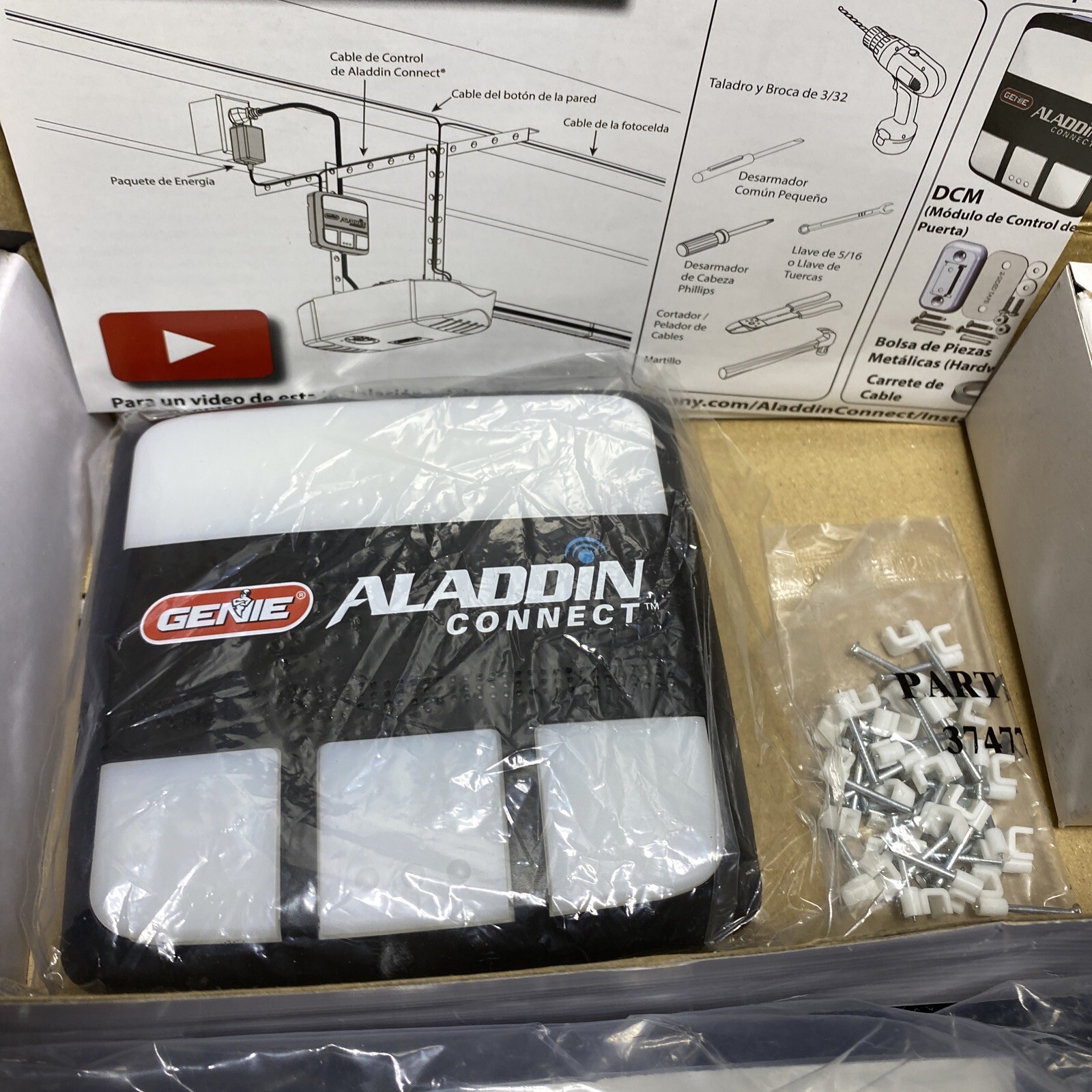 Genie ALKT1-R Aladdin Connect Smartphone Enabled Garage Door Controller ...