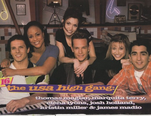 USA High pinup Tom Magiar Marquita Terry Elena Lyons Kristin Miller ...