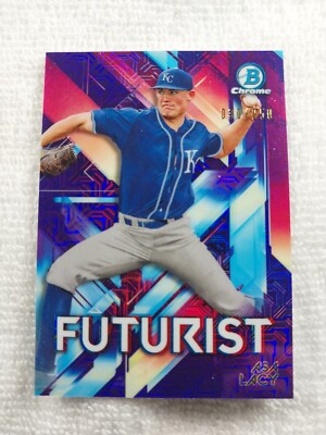 2021 Bowman Chrome Futurist Purple Mojo /250 #FUT-AL Asa Lacy | eBay