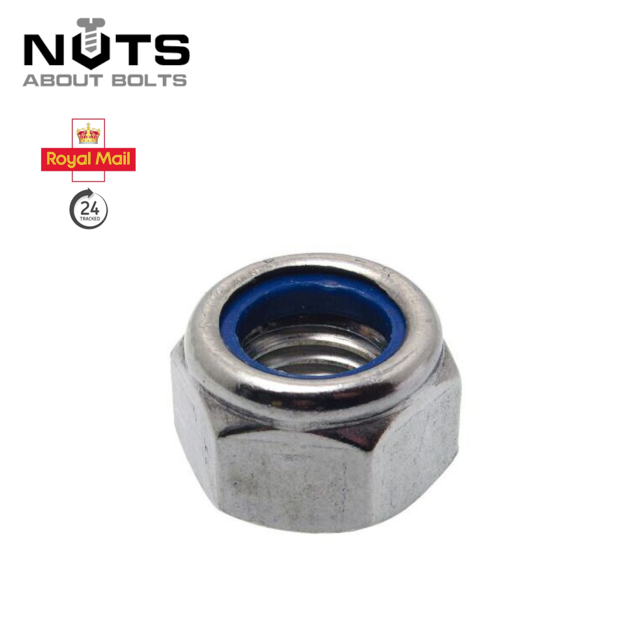 NYLOC NYLON INSERT LOCKING NUTS A4 MARINE STAINLESS M4 M5 M6 M8 M10 M12 ...