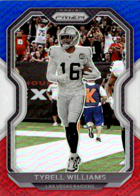 2020 Panini Prizm #133 Tyrell Williams Prizm Red White and Blue | eBay