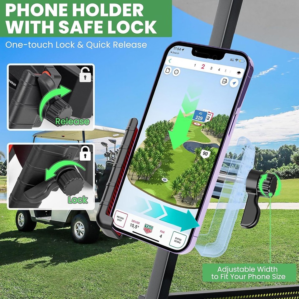 Universal Cart Phone Holder Cell Phone Holder Mount for iPhone Galaxy ...