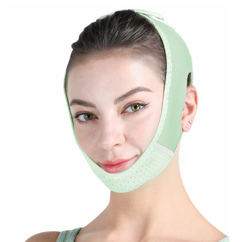 Face V-line Slimming Mask Belt Strap Double Chin Lifting Cheek Firming ...