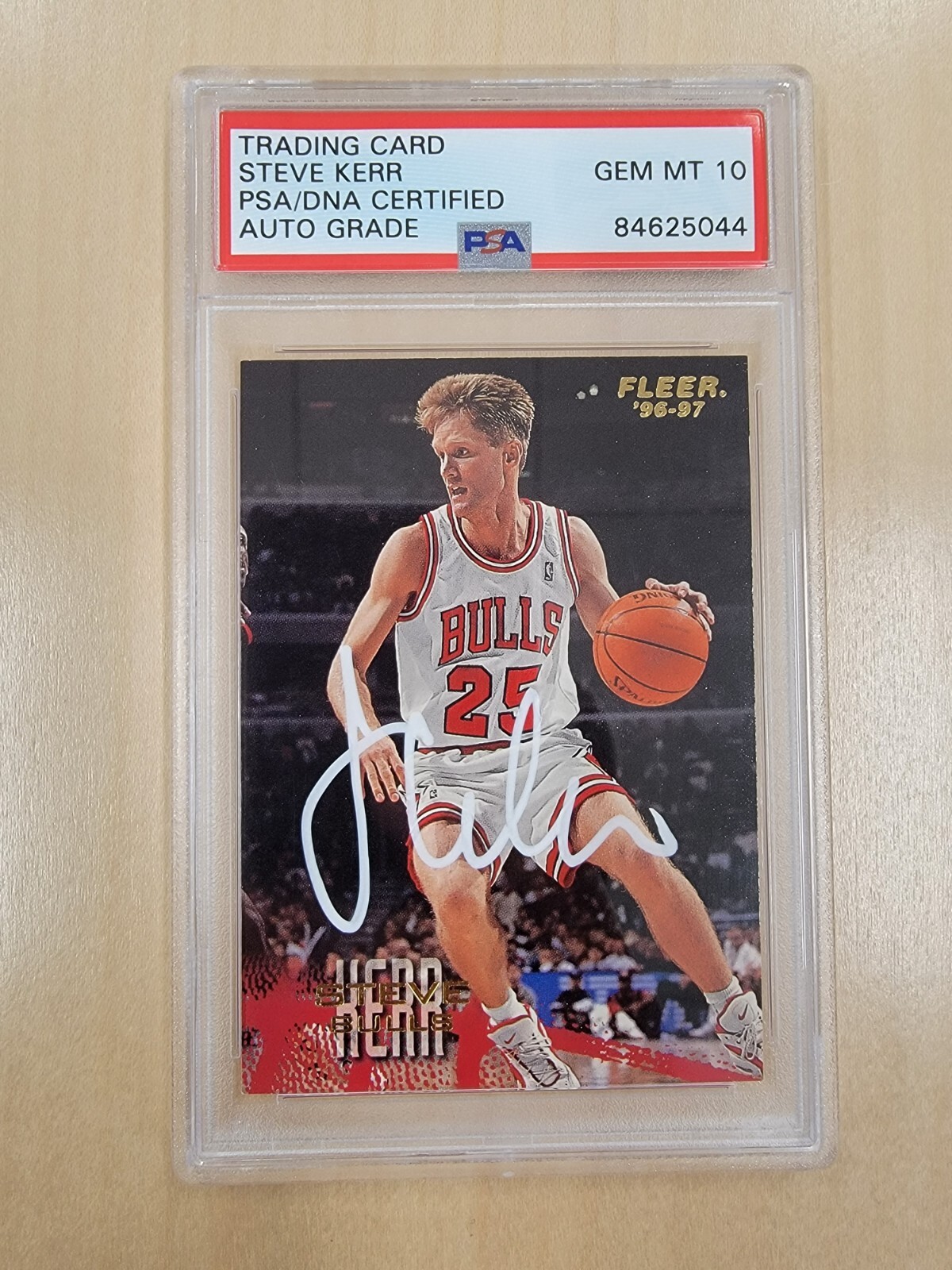 Steve Kerr Fleer Autograph PSA/ DNA Certified Gem Mt 10 | eBay