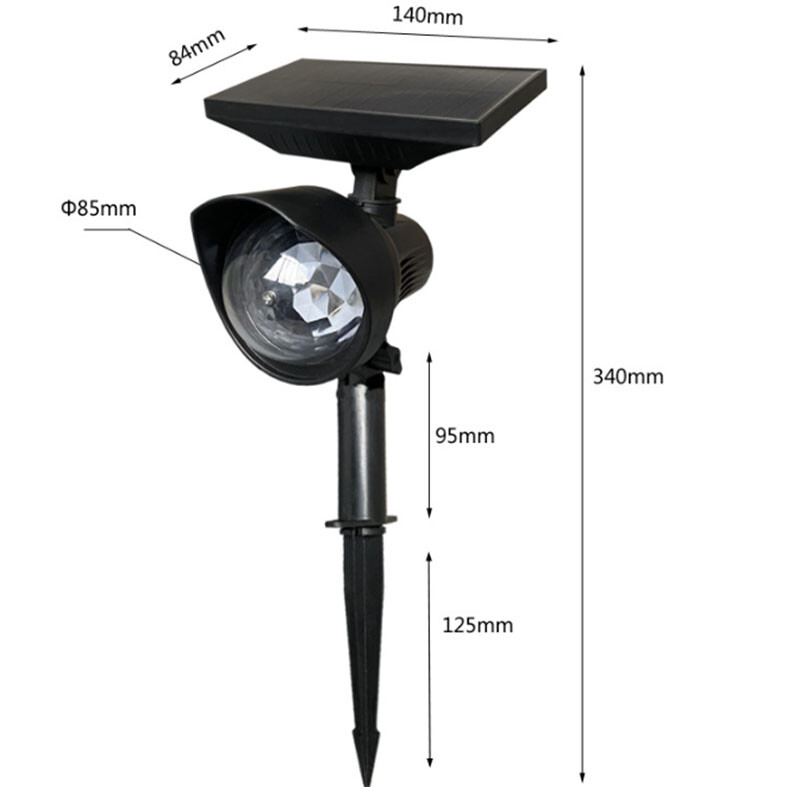 Outdoor Solar Laser Lights Waterproof LED Landscape Light Garden ...