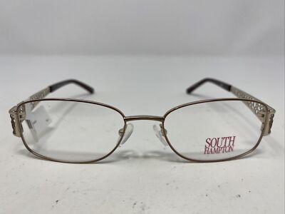 South Hampton SH-907 BR 51-17-135 Brown Metal Full Rim Eyeglasses Frame ...