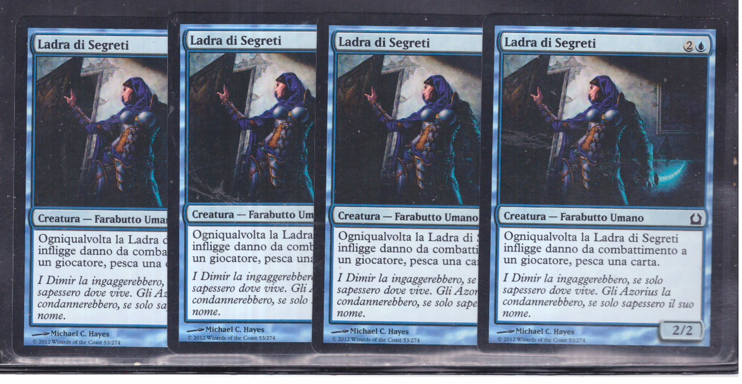 Magic 4x Ladra di Segreti - Stealer of Secrets 53/274 C RTR ITA | eBay
