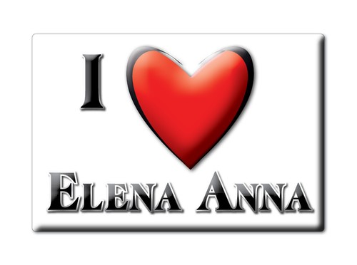 Elena Anna Calamita Magnete da Frigo nome Idea Regalo Scherzo ...