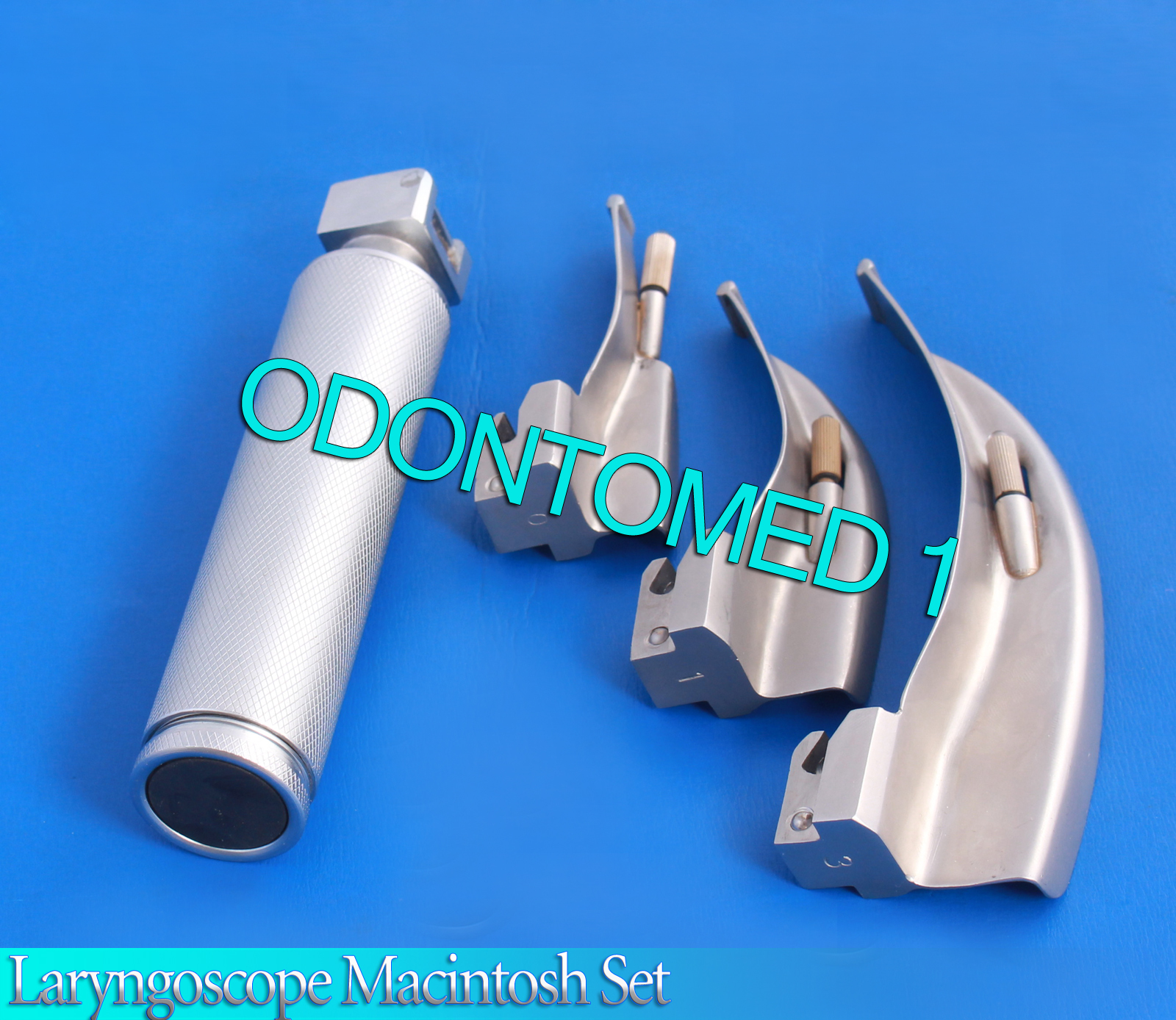 Laryngoscope Medium Handle C + 3 Macintosh Blade #0 + 1+3 Ent ...