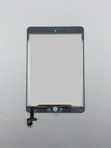 White Touch Glass Digitizer Screen + IC Flex Connector for Ipad Mini 3 ...