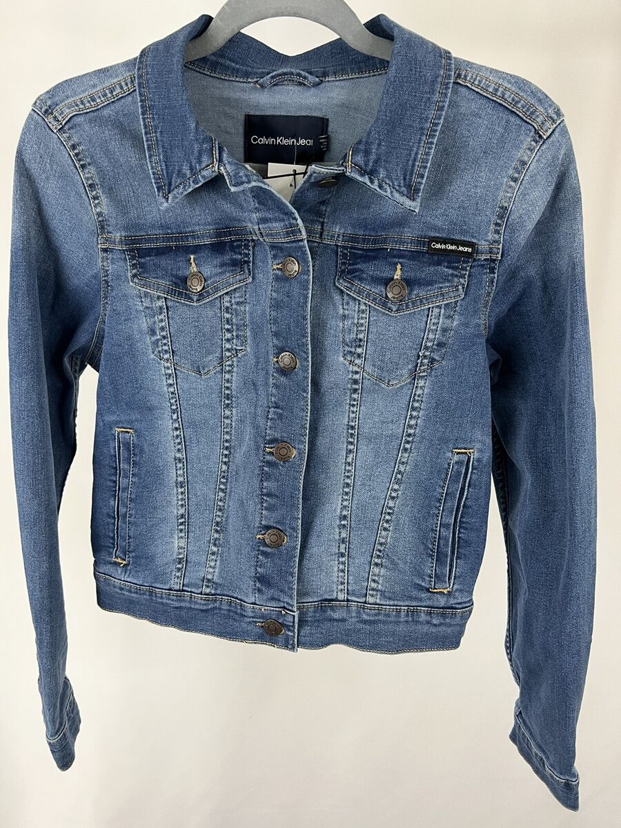 Calvin Klein Jeans Women's Denim Jacket Size S - NWT | eBay Calvin Klein Jeans Women's Denim Jacket Size S - NWT | eBay