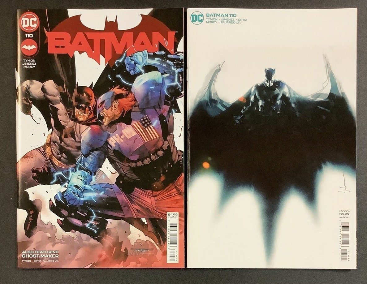 BATMAN #110 - 116 REGULAR & VARIANT COVER 14 ISSUE DC COMIC BOOKS JAMES ...