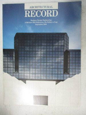 ARCHITECTURAL RECORD MAGAZINE SEPT 1986 MCDONALDS CORPORATE LODGE ...